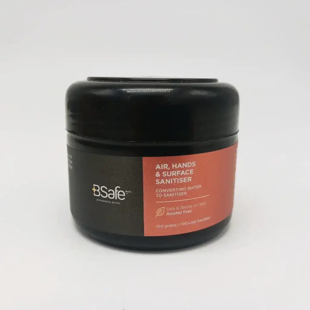BSafe HOCL Sanitiser 100g Tub | Buy Online | Cactus Craft SA